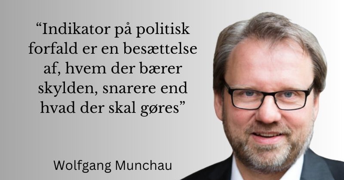 Centrum-højre dør, og det nye højre tager over - ifølge Wolfgang Munchau